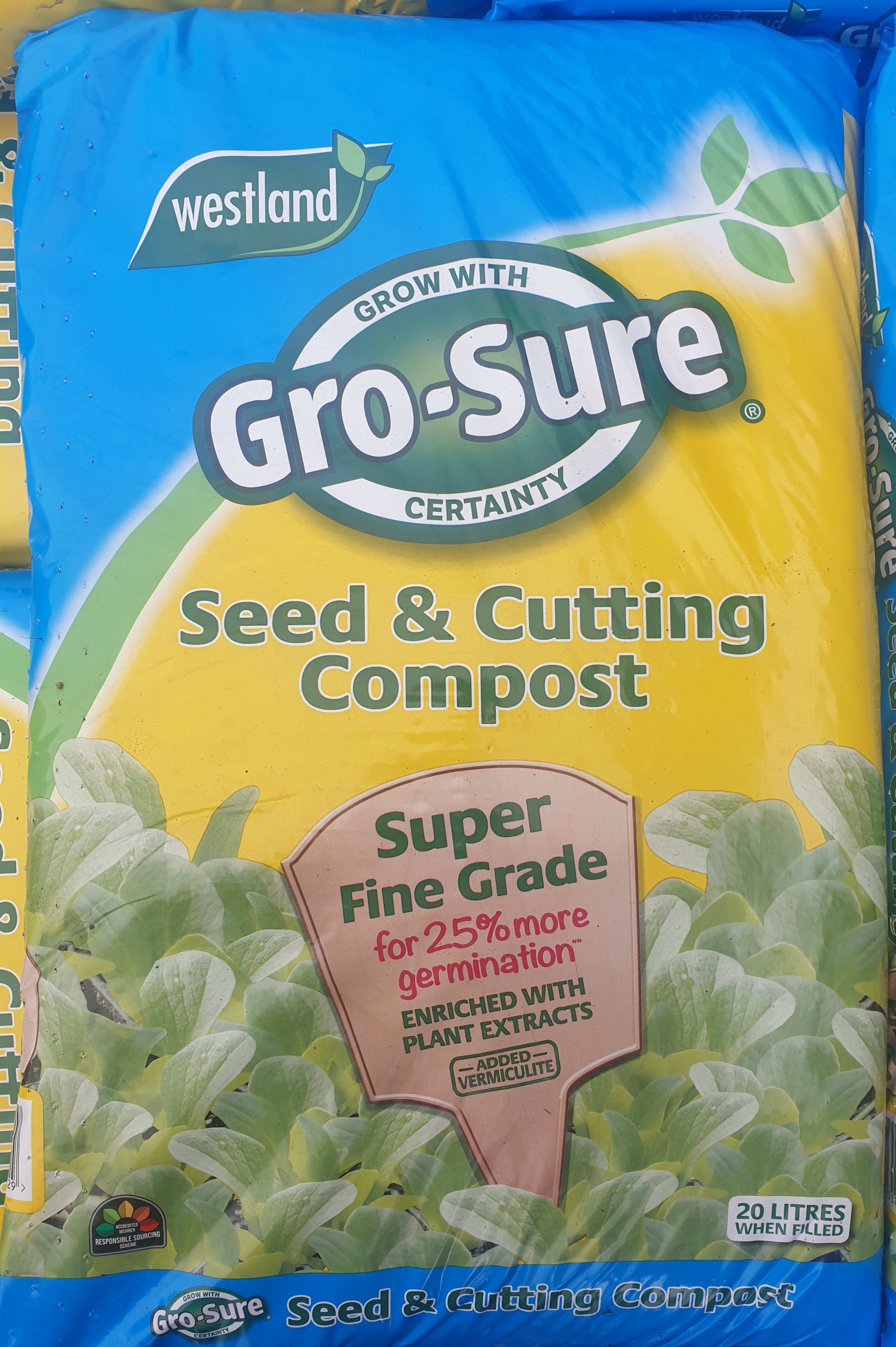 Grow Sure Seed and Cutting Compost 20L – Greens Nurseries